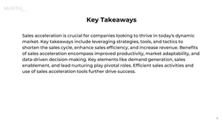 Sales Acceleration: A Proven Formula to 10X Your Sales Growth | PPTX