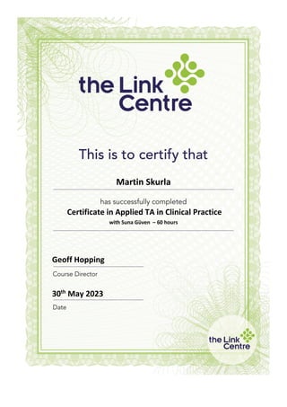 Applied TA in clinical practice | PDF
