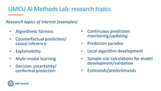 UMC Utrecht AI Methods Lab | PPT