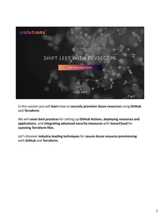 SHIFT LEFT WITH DEVSECOPS | PDF