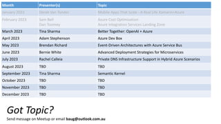 Microsoft Azure News - Jul 2023 | PPT