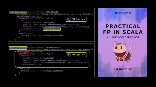 A sighting of traverseFilter and foldMap in Practical FP in Scala | PDF