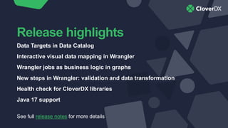 CloverDX 6.2 Release | PPTX