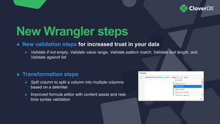 CloverDX 6.2 Release | PPTX