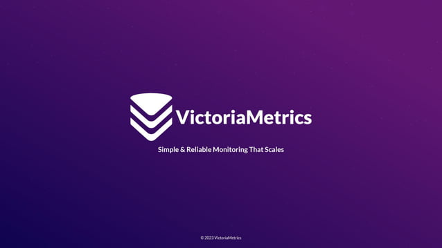 Managed VictoriaMetrics: Intro & Update | PPT