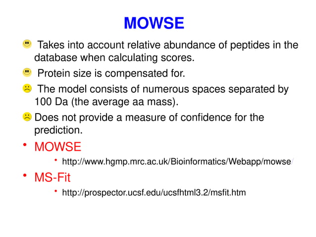 Bioinformatics fundamental usage of mass spectrometry | PPT