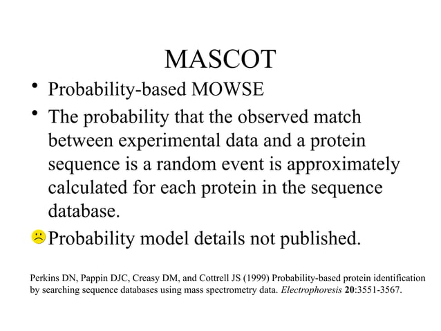 Bioinformatics fundamental usage of mass spectrometry | PPT