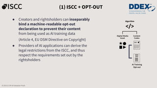 ISCC Foundation Presentation from DDEX MRT Summit 16 Nov 2023 | PPT