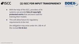 ISCC Foundation Presentation from DDEX MRT Summit 16 Nov 2023 | PPT