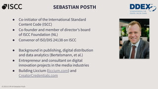 ISCC Foundation Presentation from DDEX MRT Summit 16 Nov 2023 | PPT