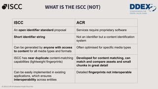 ISCC Foundation Presentation from DDEX MRT Summit 16 Nov 2023 | PPT