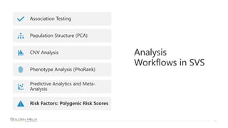 Enhance Genomic Research with Polygenic Risk Score Calculations in SVS ...