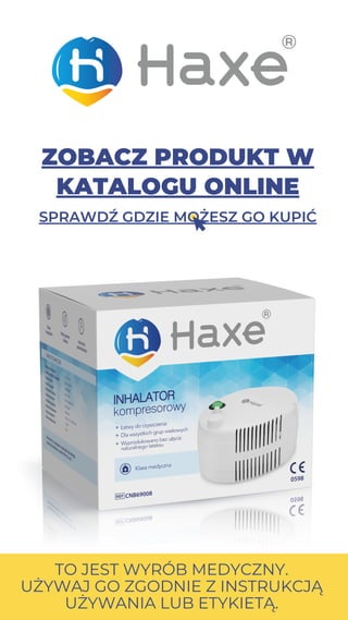 Haxe - Inhalator kompresorowy Model: CNB69008 | PDF