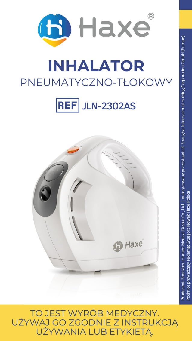Haxe - Inhalator nebulizator tłokowy JLN-2302AS | PDF | Medical Health