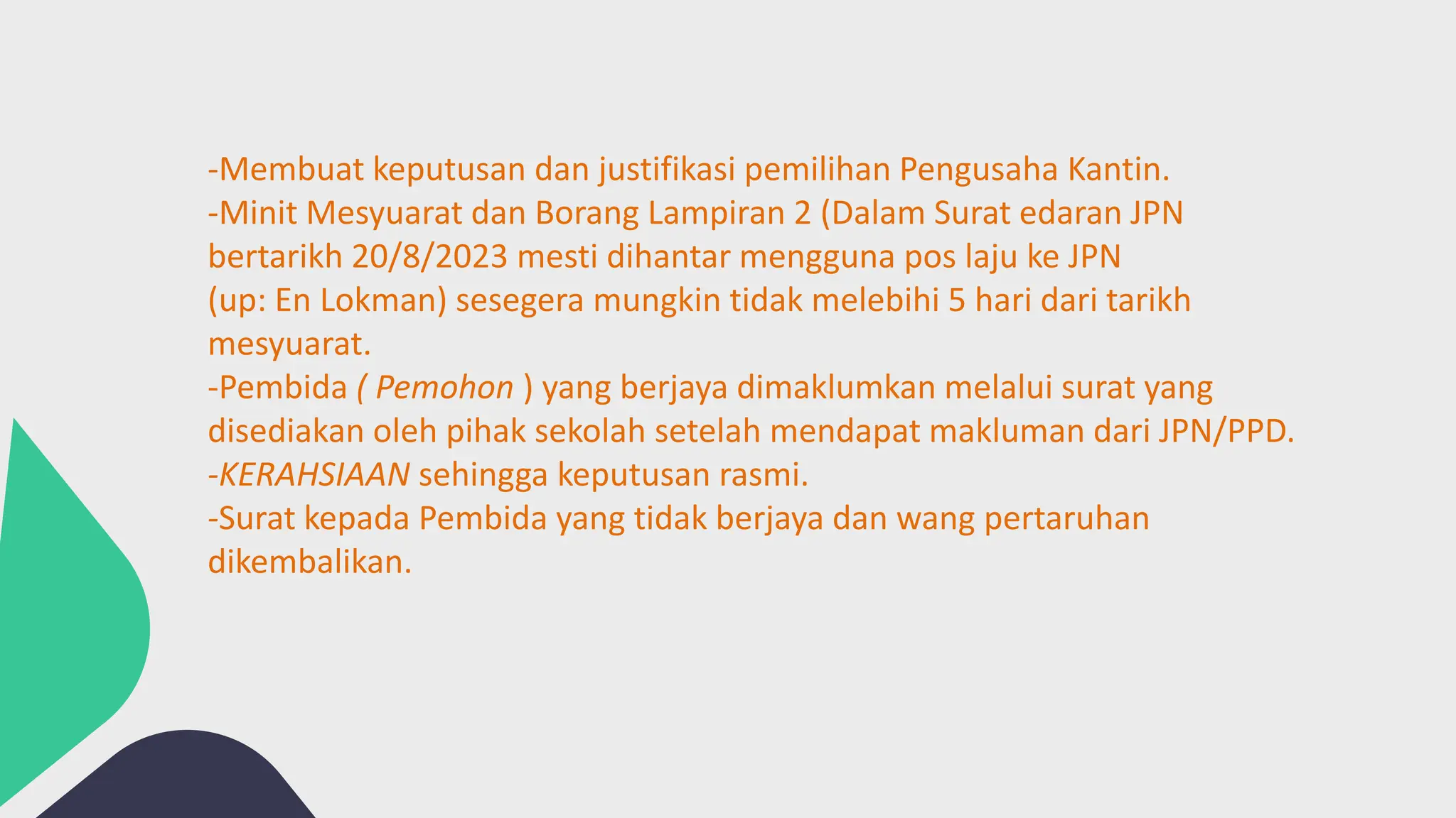 PENGURUSAN PEMBUKAAN TAWARAN TENDER / SEBUT HARGA.pptx