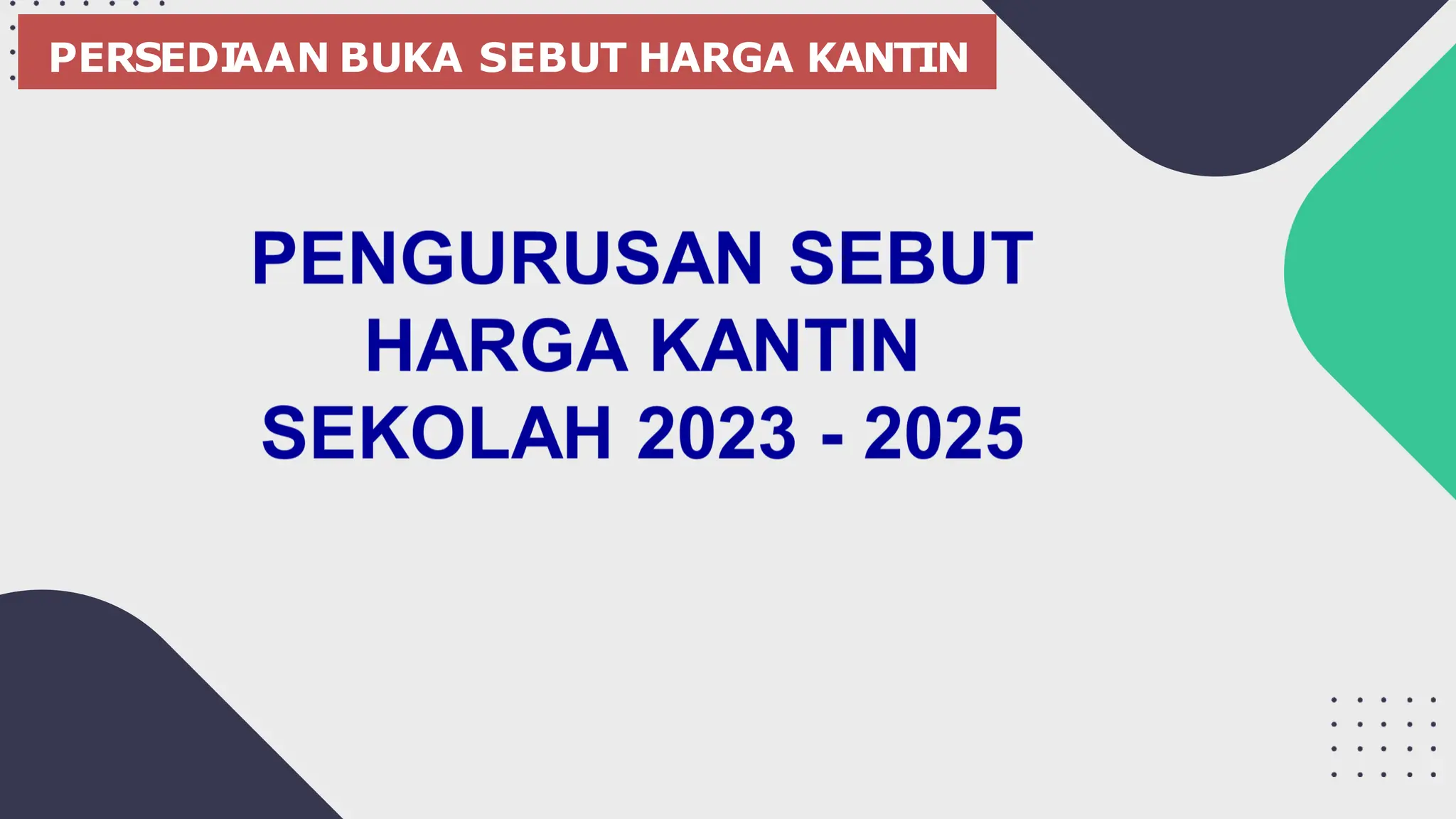 PENGURUSAN PEMBUKAAN TAWARAN TENDER / SEBUT HARGA.pptx