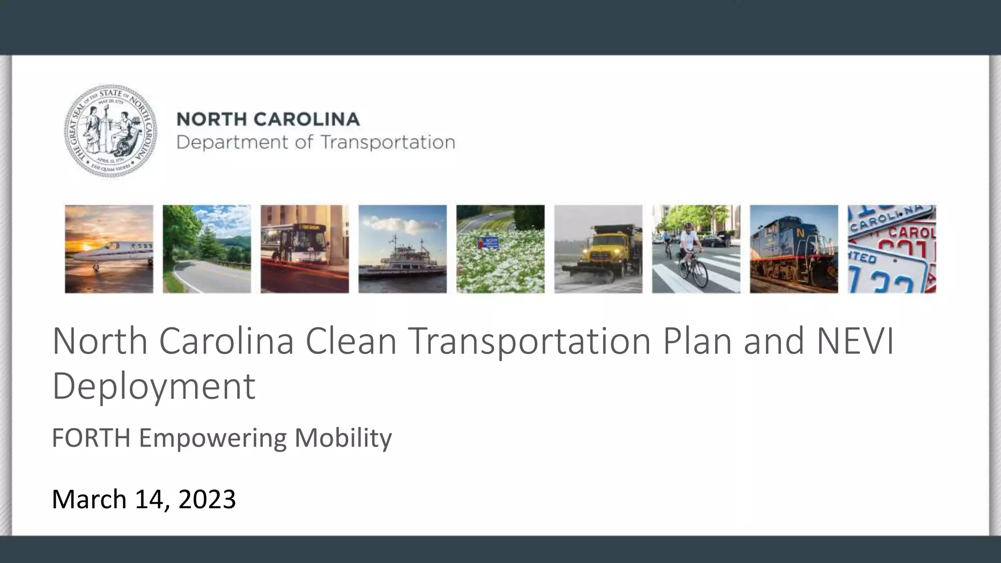 North Carolina Clean Transportation Plan and NEVI Deployment by Heather ...