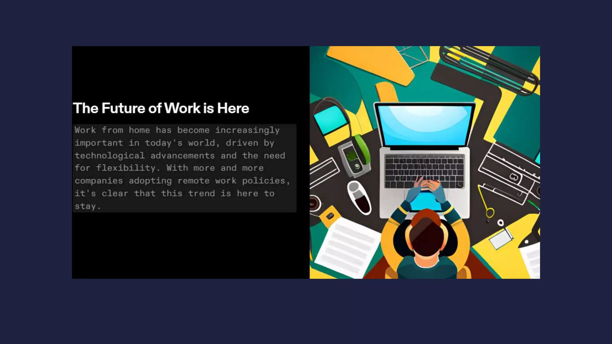 Work From Home | PPTX