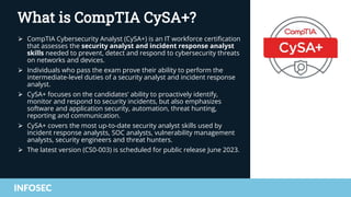 CompTIA CySA+ certification (CS0-003) changes: Everything you need to ...