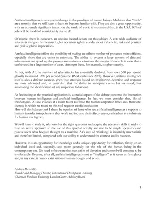 Artificial intelligence and human thought: competition or collaboration ...