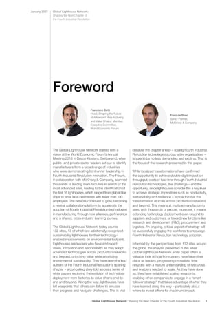 Global Lighthouse Network - 2023 | PDF