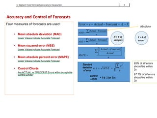 Forecasting chapter Presentation by Jay Heizer. | PDF