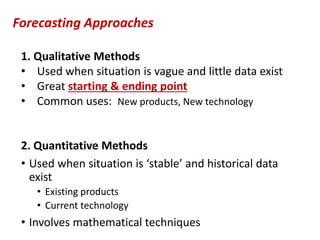 Forecasting chapter Presentation by Jay Heizer. | PDF