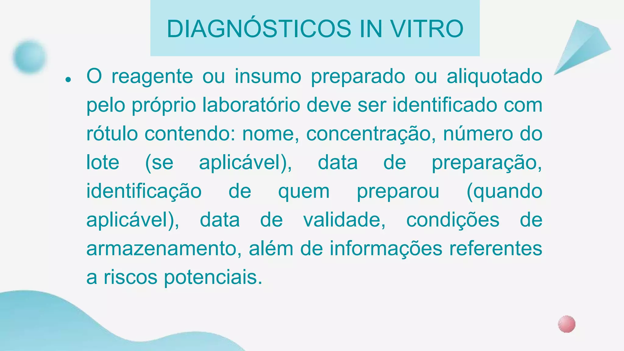 Organização e Funcionamento de um Laboratório de Análises Clínicas | PPTX