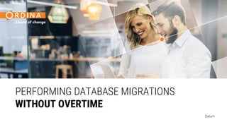 JCON 2023 - Performing database migrations without overtime | PPTX | Databases | Computer ...