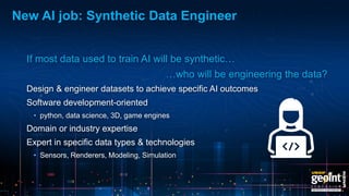 2023 GEOINT Tutorial - Synthetic Data Tools for Computer Vision-Based AI - Rendered.ai