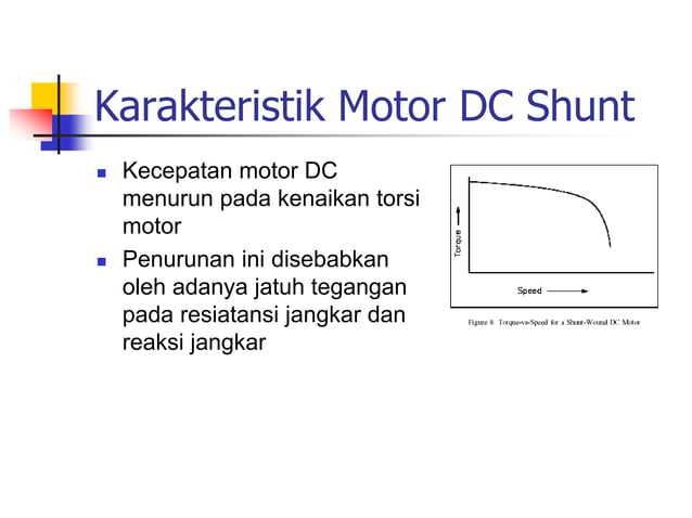 MOTOR DC - cara kerja karakteristik dan jenis motor DC | PPT
