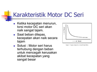 MOTOR DC - cara kerja karakteristik dan jenis motor DC | PDF