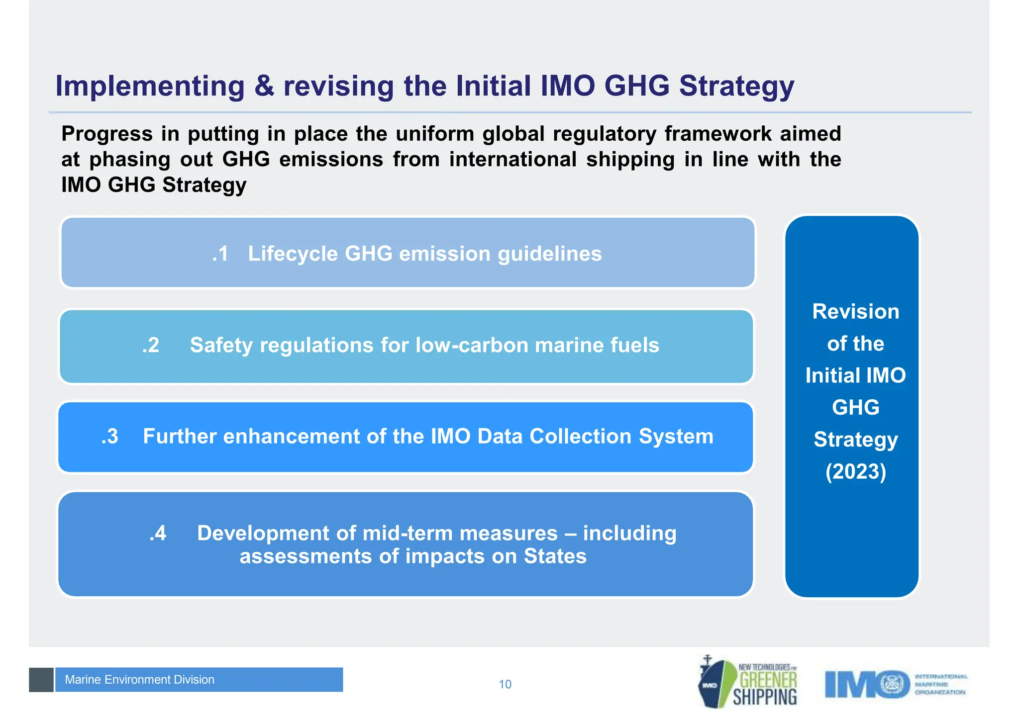 2023-New technologies for greener Shipping-IMO's effort.pptx