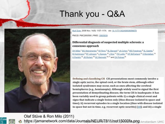 Hill Panitch lecture on Optic Neuritis | PPT