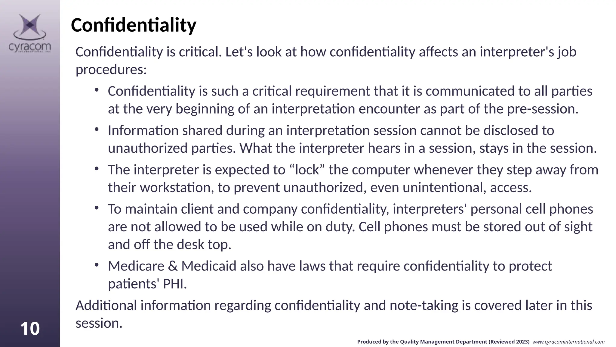 2023 - Part 2 - Confidentiality and Ethics - Annual - IC Acknowledgment ...