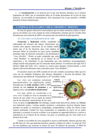 Tema 14 Microbiologia. Biología 2 Bachillerato | PDF
