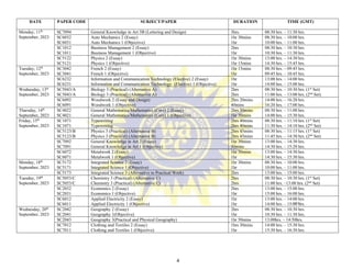 2023-wassce-school-timetable for waec gh | PDF