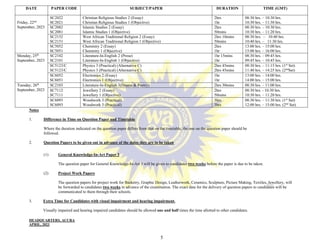 2023-wassce-school-timetable for waec gh | PDF