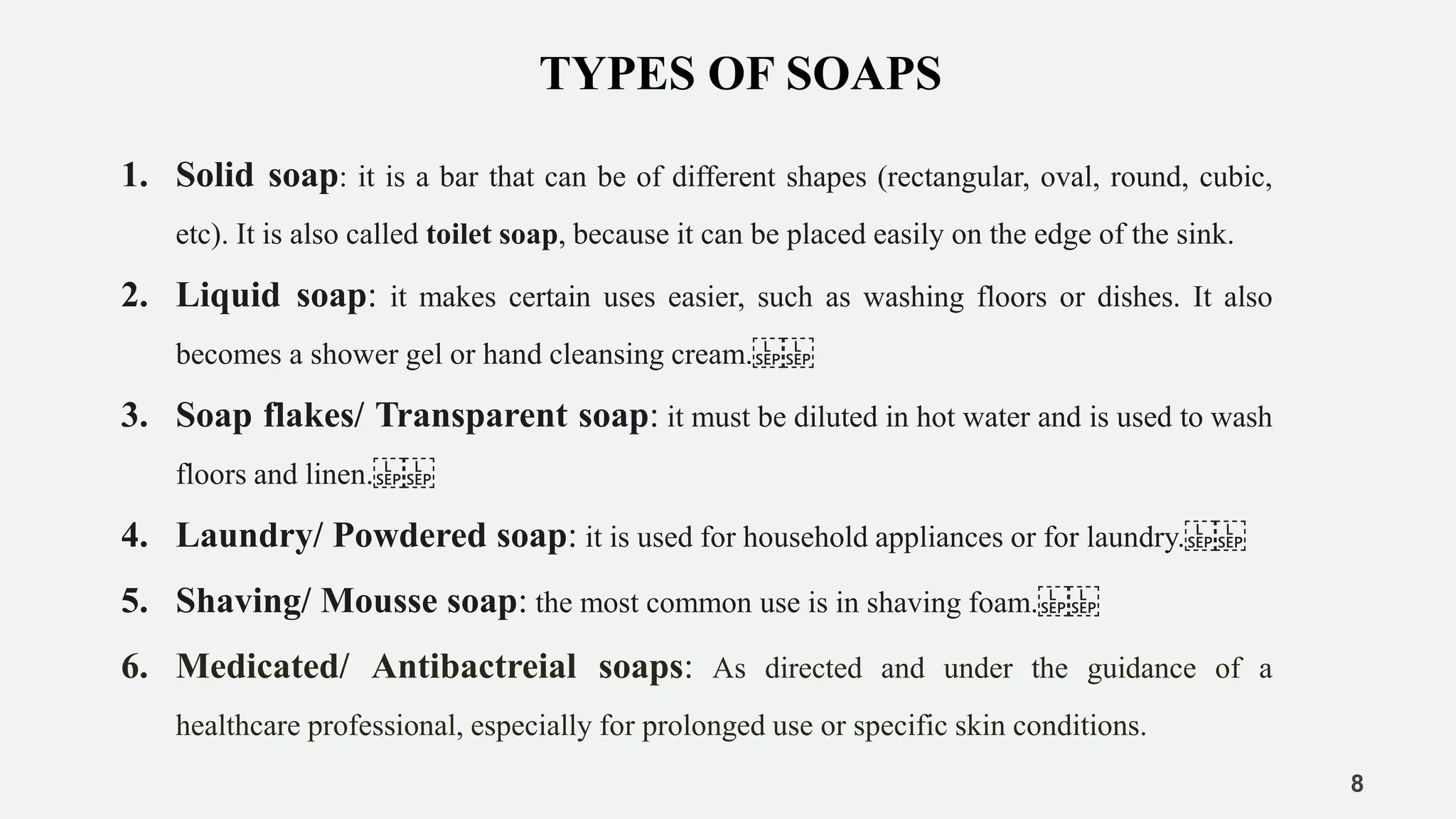 Building blocks for formulation of soaps | PPTX