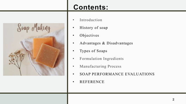 Building blocks for formulation of soaps | PPTX | Skin Care | Beauty