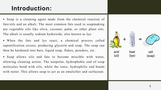 Building blocks for formulation of soaps | PPTX