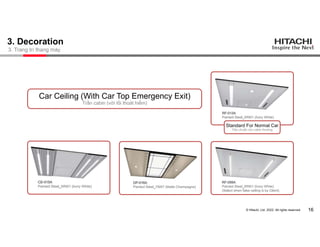 Catalog Thang máy Hitachi MCA (A-MCA) | PDF