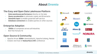 Vue d'ensemble Dremio | PDF