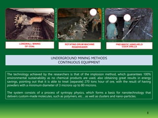 Use of FOAM in underground works | PPTX