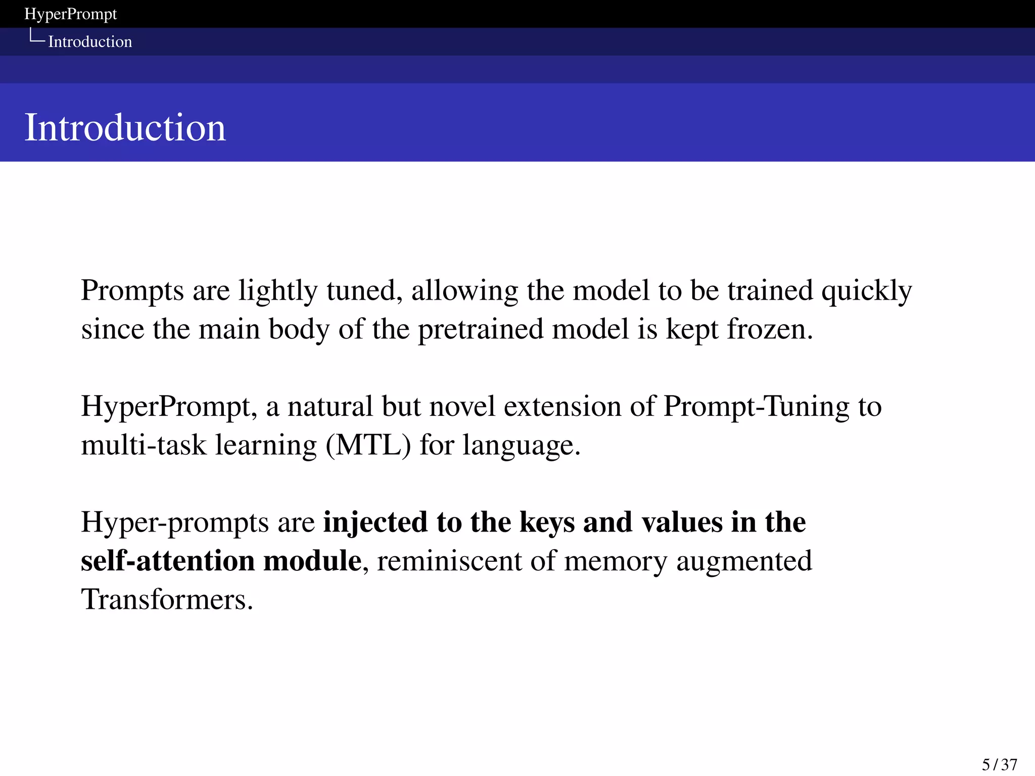 HyperPrompt:Prompt-based Task-Conditioning of Transformerspdf | PDF