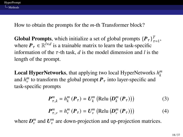 HyperPrompt:Prompt-based Task-Conditioning of Transformerspdf | PDF ...