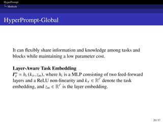 HyperPrompt:Prompt-based Task-Conditioning of Transformerspdf | PDF