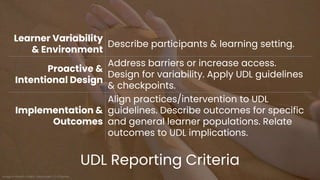 How to Tell Whether UDL is Working | PPT