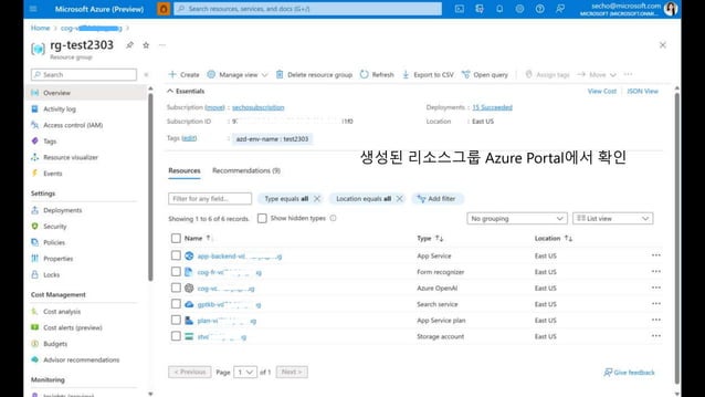Azure OpenAI 및 ChatGPT 실습가이드 (Hands-on-lab) | PPTX
