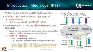 NAB2023 IPShowcase: First Step in Media-over-IP Network Design: What Should You Do? | PPT